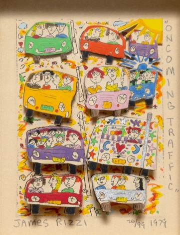 ONCOMING TRAFFIC by James Rizzi on artnet