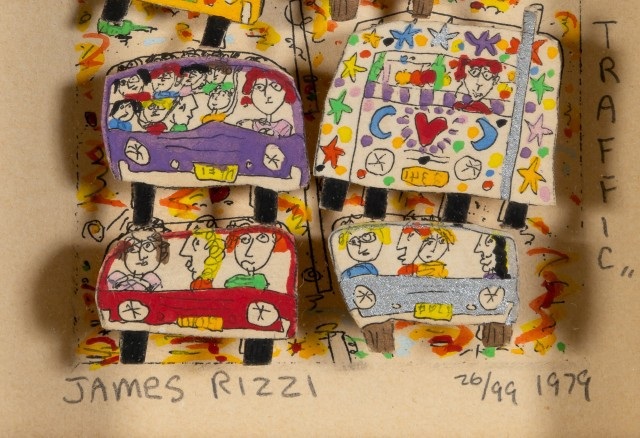 ONCOMING TRAFFIC by James Rizzi on artnet