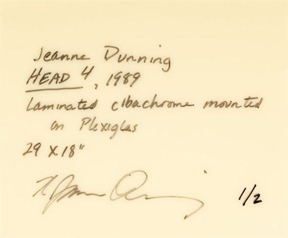 Head 4 by Jeanne Dunning on artnet