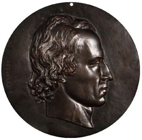 Portrait of Alfred Lord Tennyson, head profile by Thomas Woolner on artnet