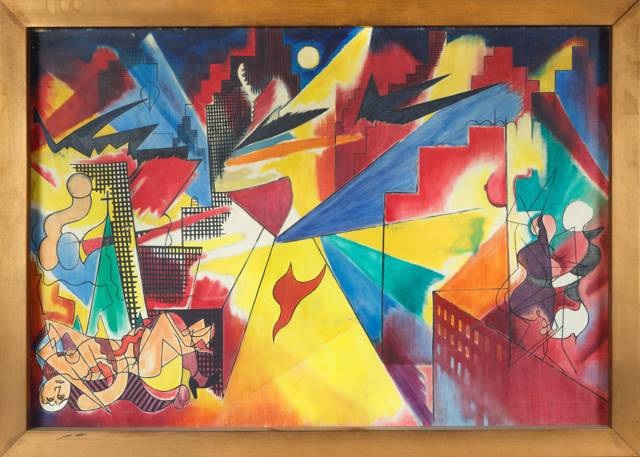 42nd Street at Night, 1948 by George Copeland Ault on artnet