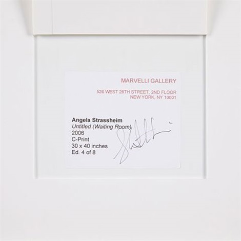 Waiting Room by Angela Strassheim on artnet