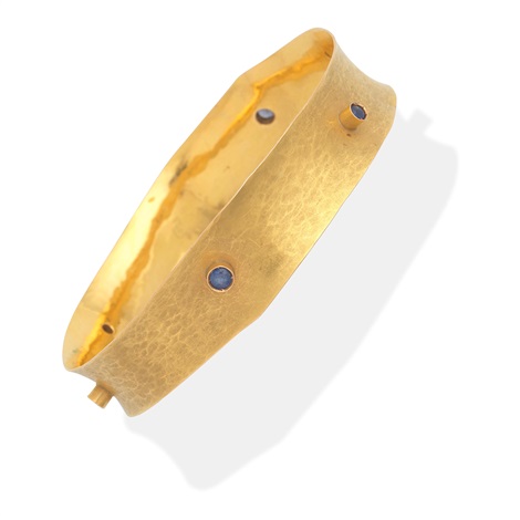 MARIO PINTON SAPPHIRE-SET BANGLE by Mario Pinton on artnet