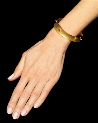 MARIO PINTON SAPPHIRE-SET BANGLE by Mario Pinton on artnet