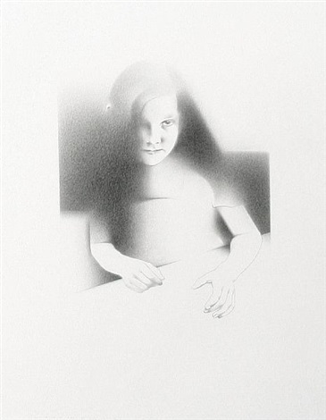 Portrait of a young girl by Graham Ovenden on artnet