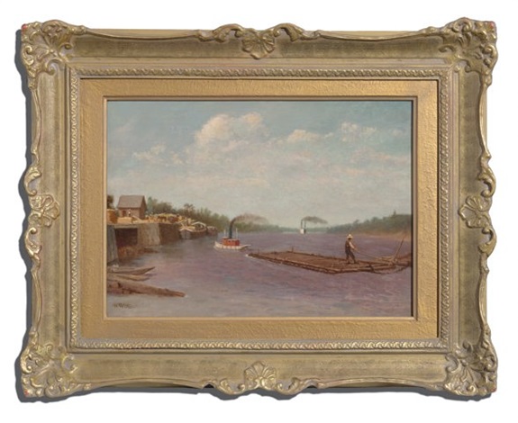 Rafting on the Ottawa River by William Raphael on artnet