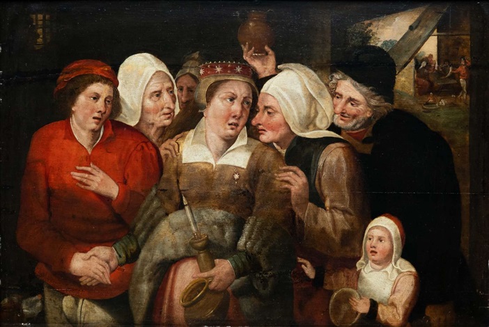 The bedding ceremony by Marten van Cleve the Elder on artnet