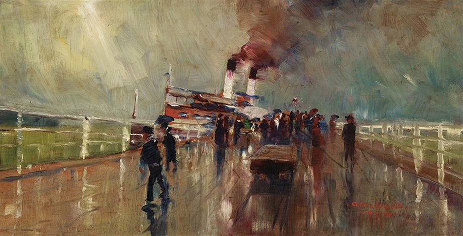 The manly jetty by Gerald Fitzgerald on artnet