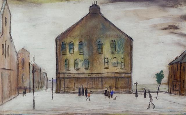 The Co-op, Market Square, Cleator Moor by L.S. Lowry on artnet