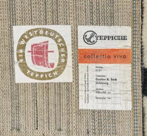 A large carpet mod. „2651, designed by Gustav K. Beck by Gustav Kurt ...