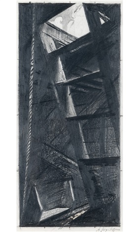 Study for The Toll Rope, A double-sided work, circa 1951 by Andrew ...