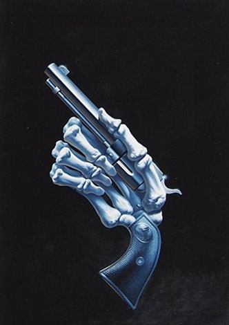 Skeleton Hand With Gun