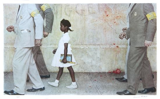 The Problems We All Live With by Norman Rockwell on artnet