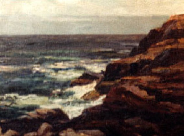 Rocky coast by Mary Cable Butler on artnet