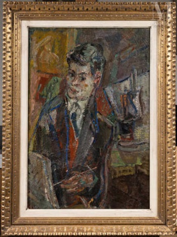Portrait de Jacques Chalom by Michel Kikoïne on artnet