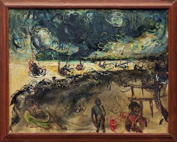 Fisherman by Affandi on artnet