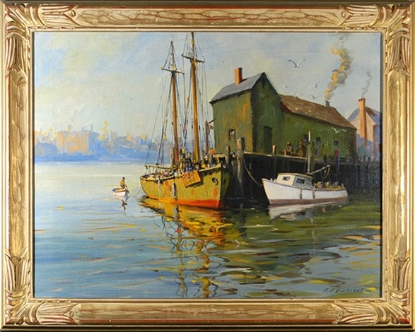 Gloucester dock by J.J. Enwright on artnet
