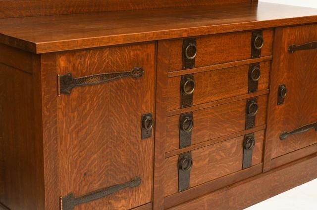 Rare Massive Sideboard, No. 841 by Gustav Stickley on artnet