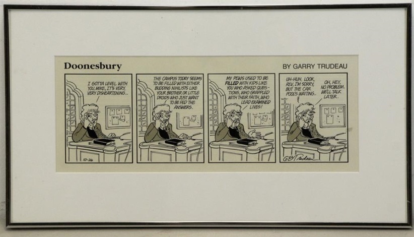 Original Doonesbury Illustration by Garry Trudeau on artnet