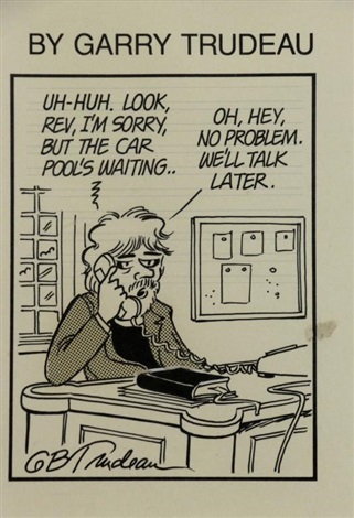 Original Doonesbury Illustration by Garry Trudeau on artnet