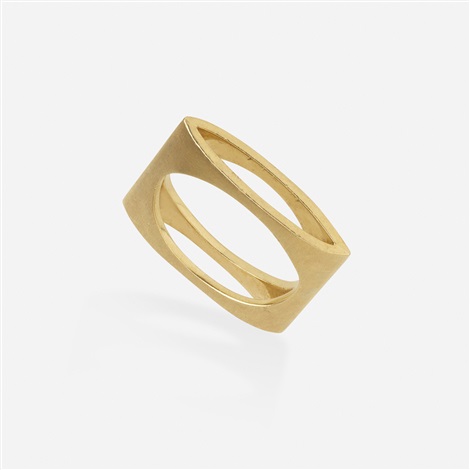 Double Faces gold ring by Dinh Van (Co.) on artnet