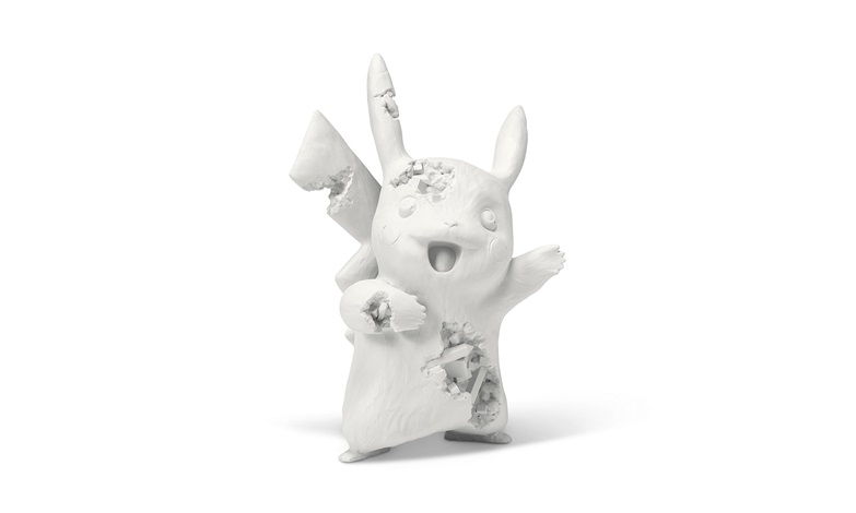 Crystalized Pikachu Future RelicWhite by Daniel Arsham on artnet