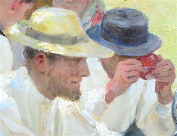 Rast bei der Heuernte by Hans Bachmann on artnet