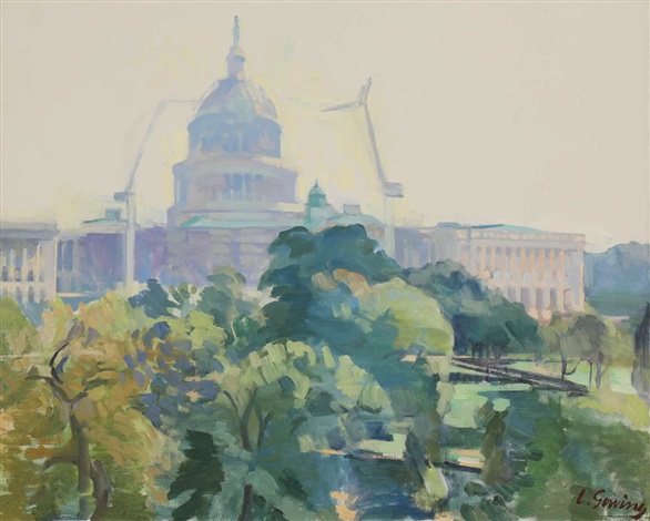 Capitol Hill, Washington DC, 1987 by Sir Lawrence Gowing on artnet