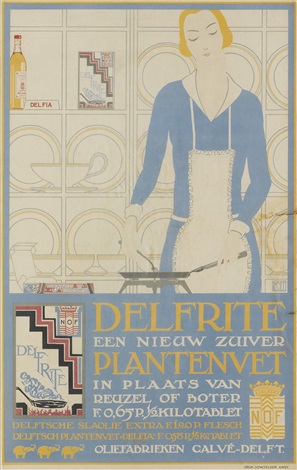 DELFRITE PLANTENVET. Circa 1926. by Louis Christian Kalff on artnet