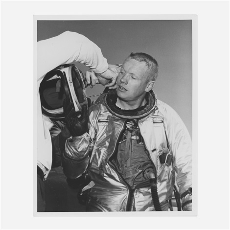 NASA Research Pilot Neil Armstrong following a flight with a X-15 ...