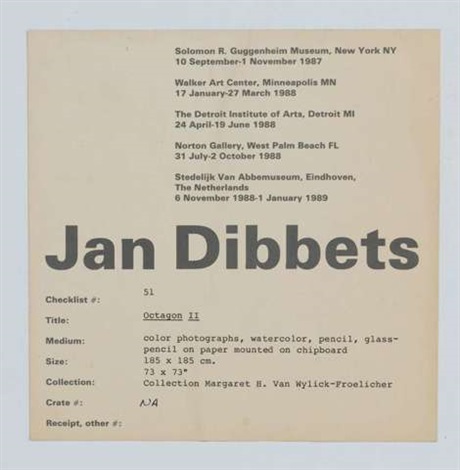 Octagon II by Jan Dibbets on artnet