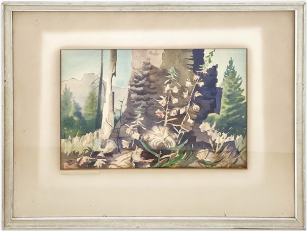 Untitled Forest Scene by Anonymous on artnet