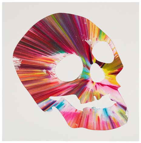 Skull Spin Painting, 2009 by Damien Hirst on artnet