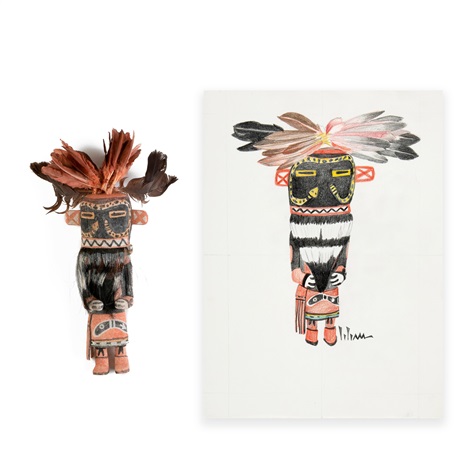Hilili Katsina and Drawing by Manfred Susunkewa and Charles Loloma on ...