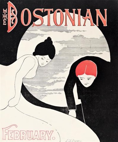 THE BOSTONIAN. Group of 3 posters. 1895-1896. by Arthur Garfield ...