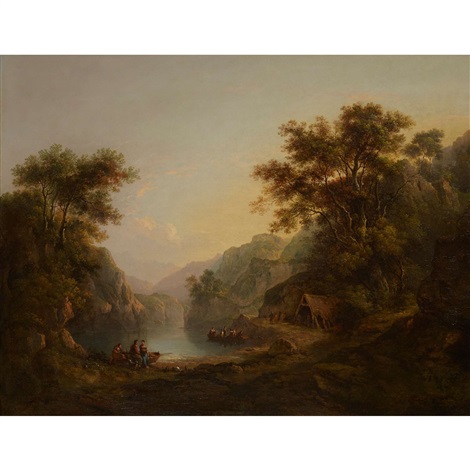 THE FISHING PARTY, LOCH KATRINE by Alexander Nasmyth on artnet