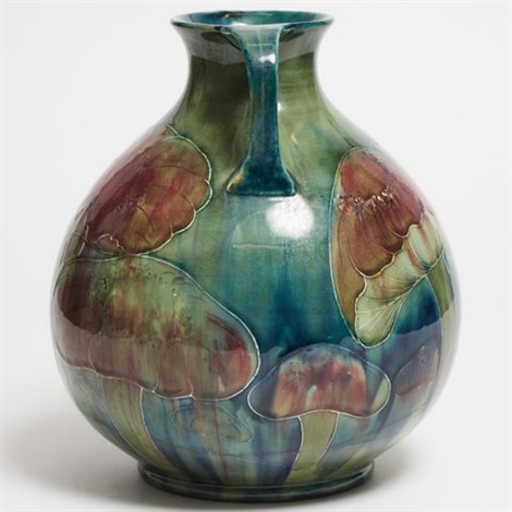 Macintyre Moorcroft Large Two-Handled Claremont Vase, for Shreve Co by ...