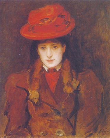 Portrait de Mademoiselle Bertha Capel by Jacques-Emile Blanche on artnet