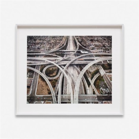 Highway 1, Intersection 105 110, Los Angeles, California by Edward ...