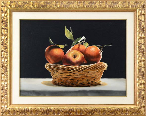 Arance in piccolo cesto by Beniamino Ciccotelli on artnet