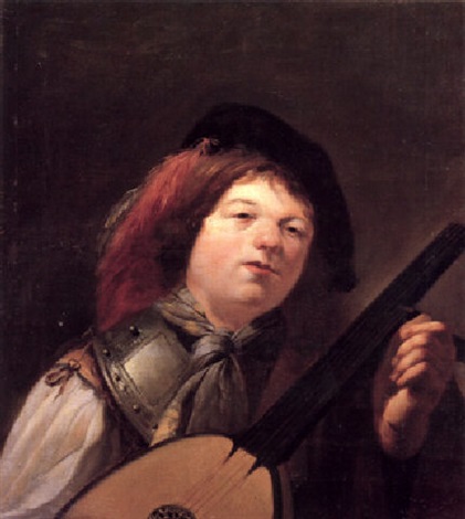 A young man tuning a lute by Dutch School-Haarlem (17) on artnet