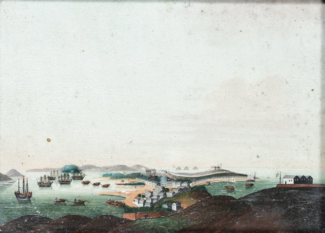 Four Works Canton, Macao with Praya Grande, Boca Tigris, and Whampoa ...