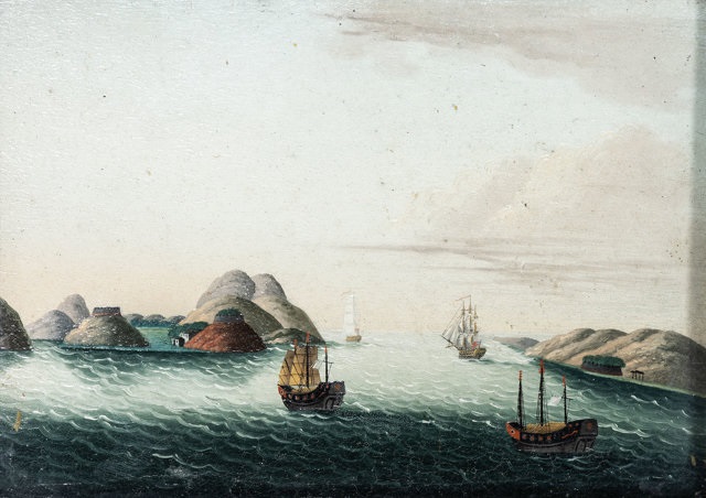 Four Works Canton, Macao with Praya Grande, Boca Tigris, and Whampoa ...