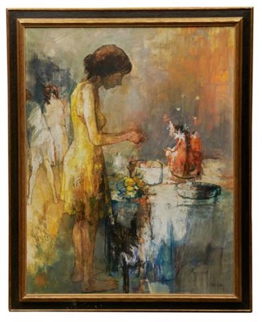 Femme dans un interieur by Jean Jansem on artnet