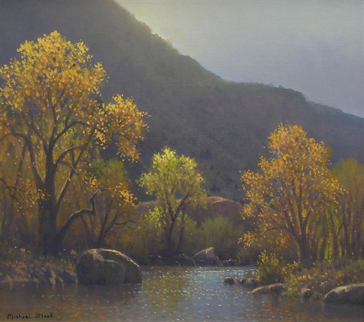 Rio Grande Autumn by Michael Stack on artnet