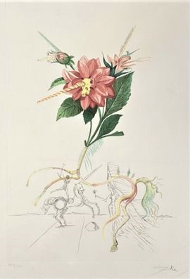Flordali Dahlia Unicornis 1968 by Salvador Dalí on artnet