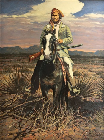 Geronimo, desert renegade by Tony Eubanks on artnet