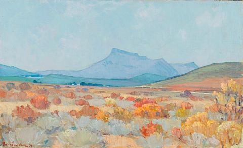 The Klein Karoo, near Worcester by Piet (Pieter Gerhardus) van Heerden ...