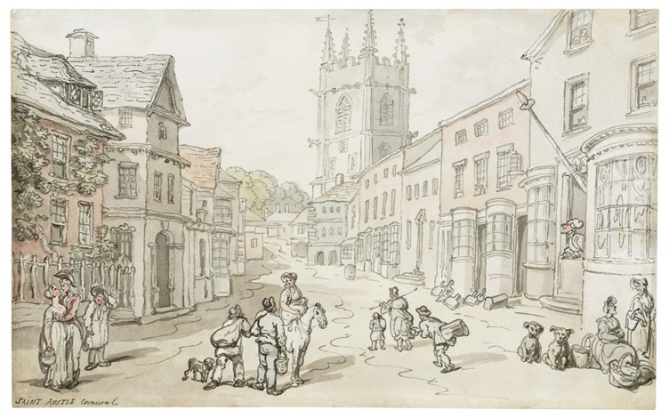 St Austell, Cornwall by Thomas Rowlandson on artnet
