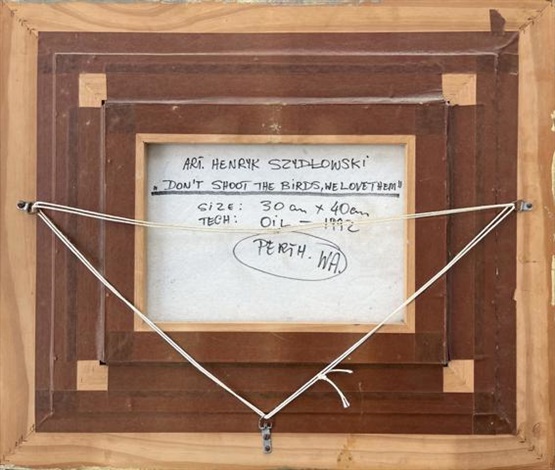 DONT SHOOT THE BIRDS, WE LOVE THEM by Henryk Szydlowski on artnet